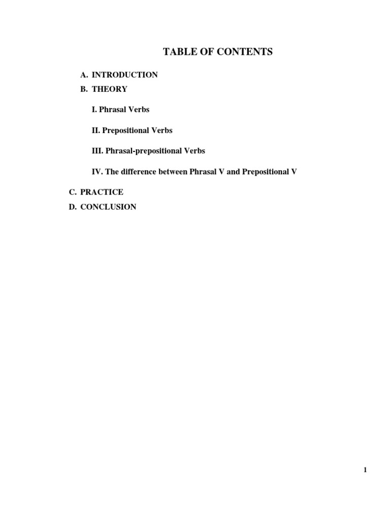 PDF Phrasal and Prepositional Verbs | PDF | Preposition And Postposition | Object (Grammar)