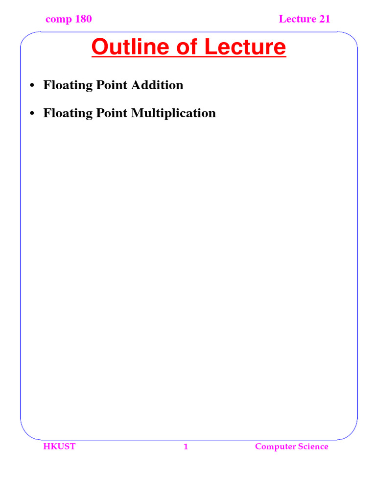 Lec 21 | PDF | Mathematical Notation | Elementary Mathematics