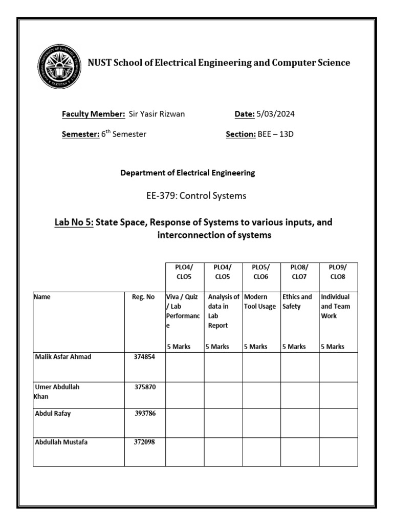 Lcs Lab 05 Asfar Pdf Computer Engineering Applied Mathematics 