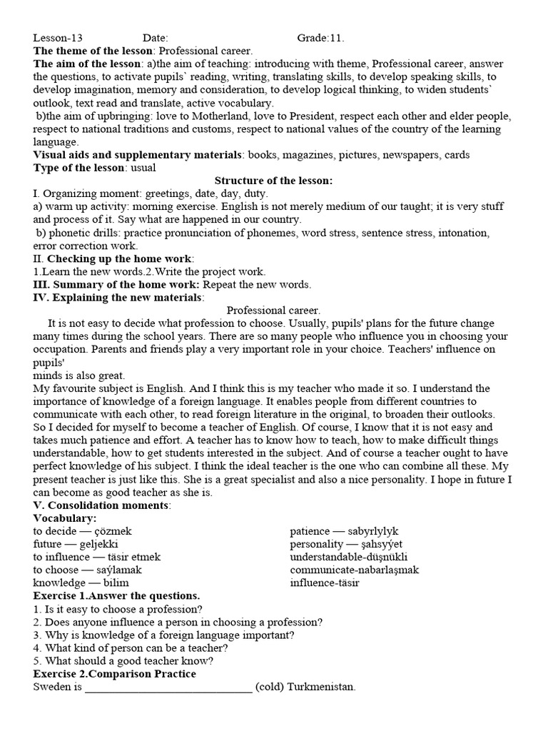 Pronunciation in Professional Careers | PDF | Teachers | English Language