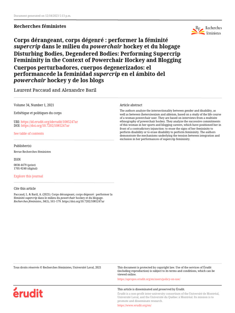 Paccaud Hockey | PDF