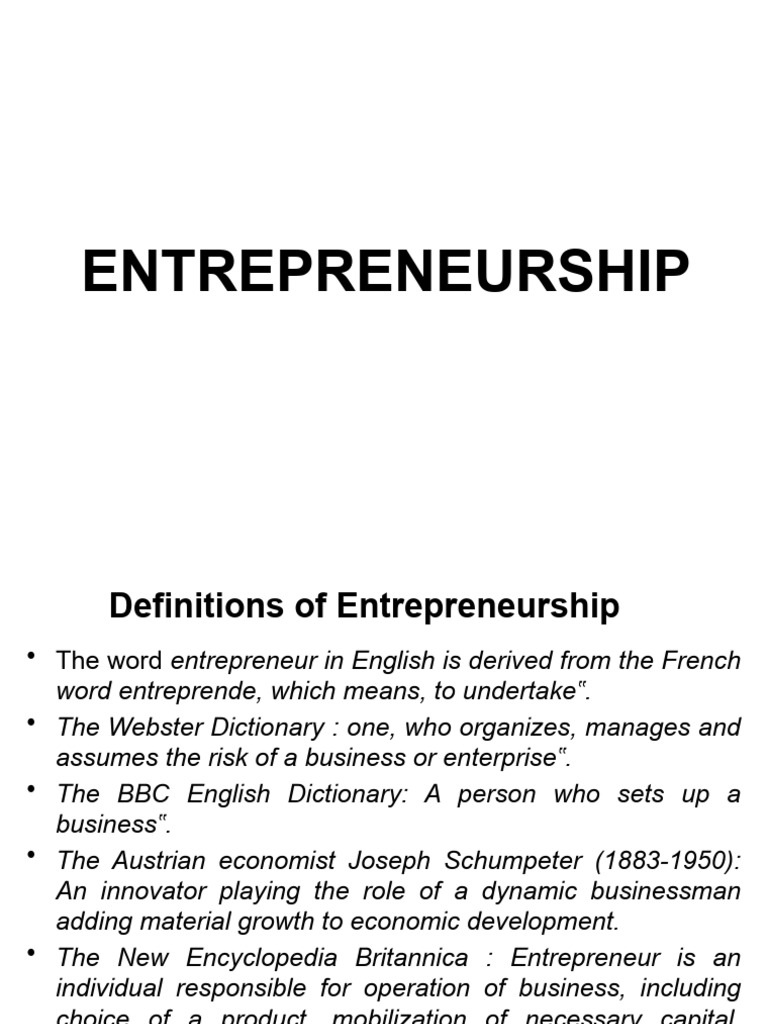 Understanding Entrepreneurship Essentials | PDF | Entrepreneurship ...