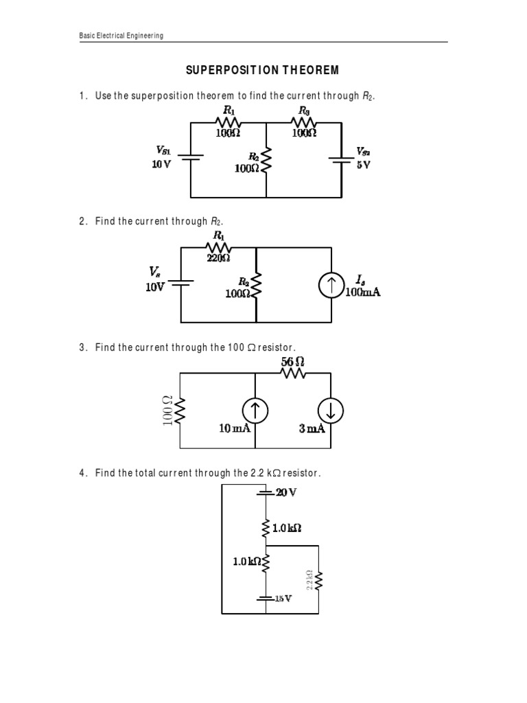 Superposition Theorem | PDF | Science & Mathematics | Technology ...