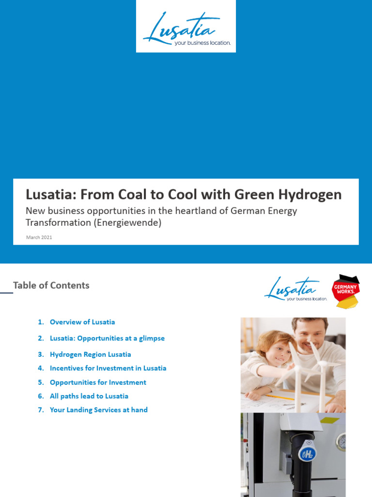 Lusatia's Green Hydrogen Investment Guide | PDF | Germany | World Politics