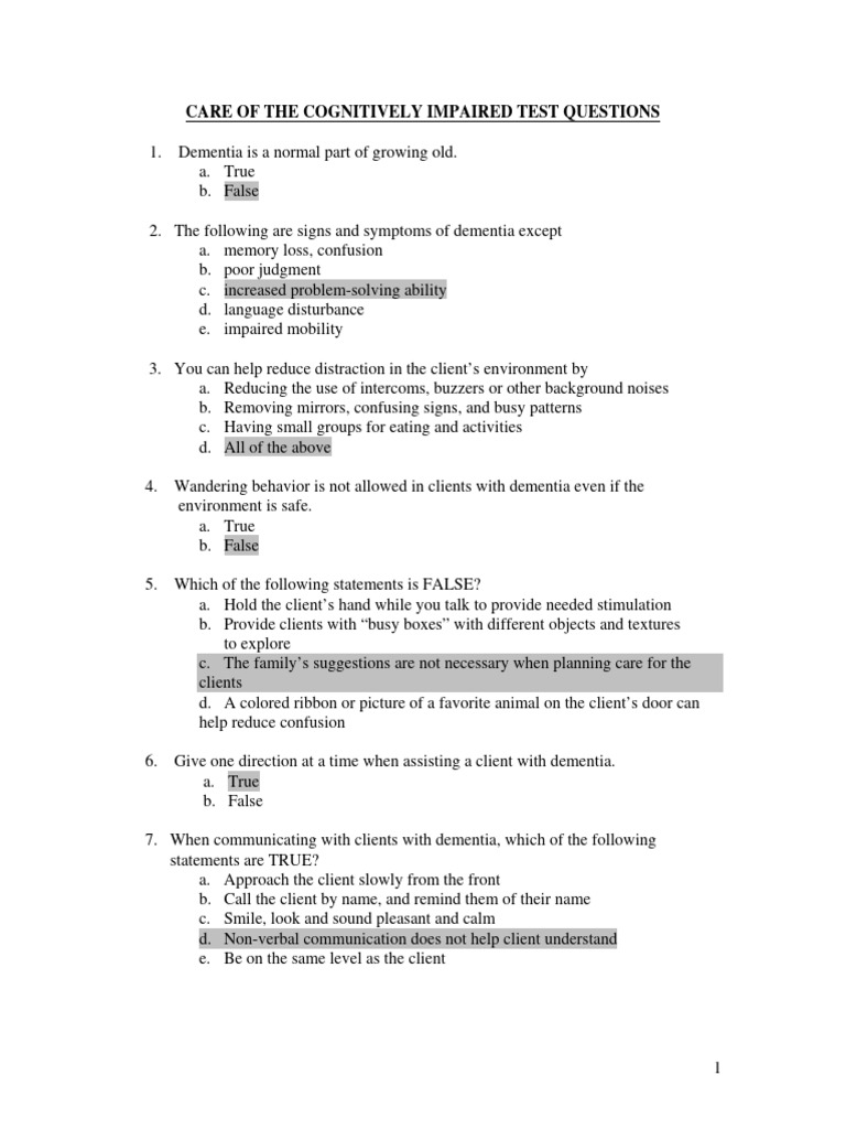 ANAP CNA Cognitive Test | PDF | Dementia | Cognitive Psychology ANAP CNA Cognitive Test | PDF | Dementia | Cognitive Psychology