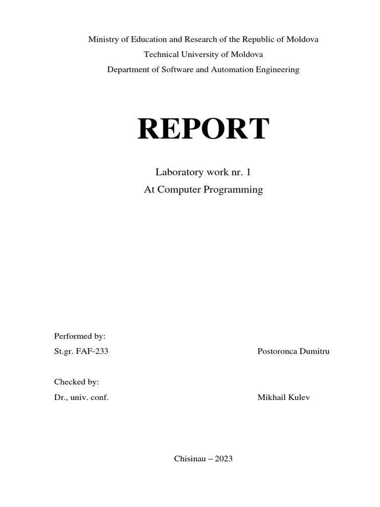 LAB1 | PDF | Control Flow | Computer Programming
