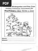 Primary Two Holiday Package 2025 | PDF