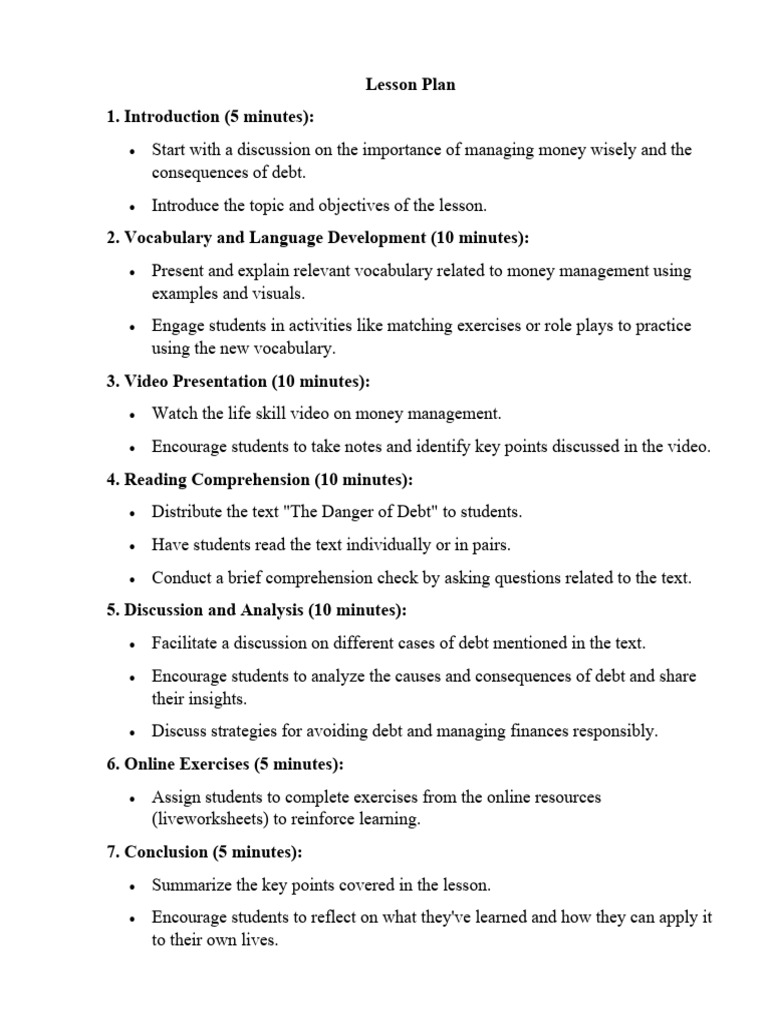 CLIL Lesson Plan | PDF