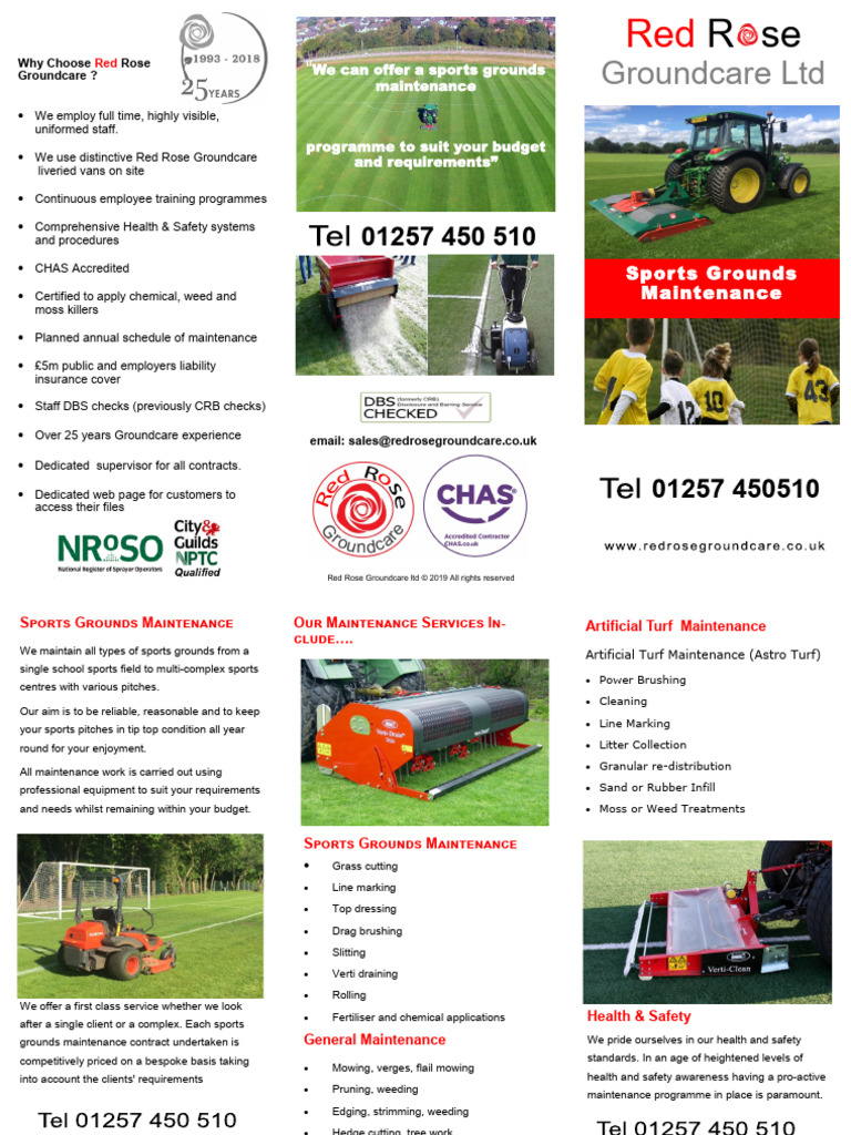 Sports Grounds Maintenance Services | PDF
