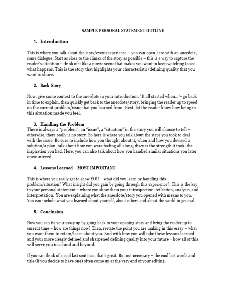 PDF 13 - Sample Outline | PDF
