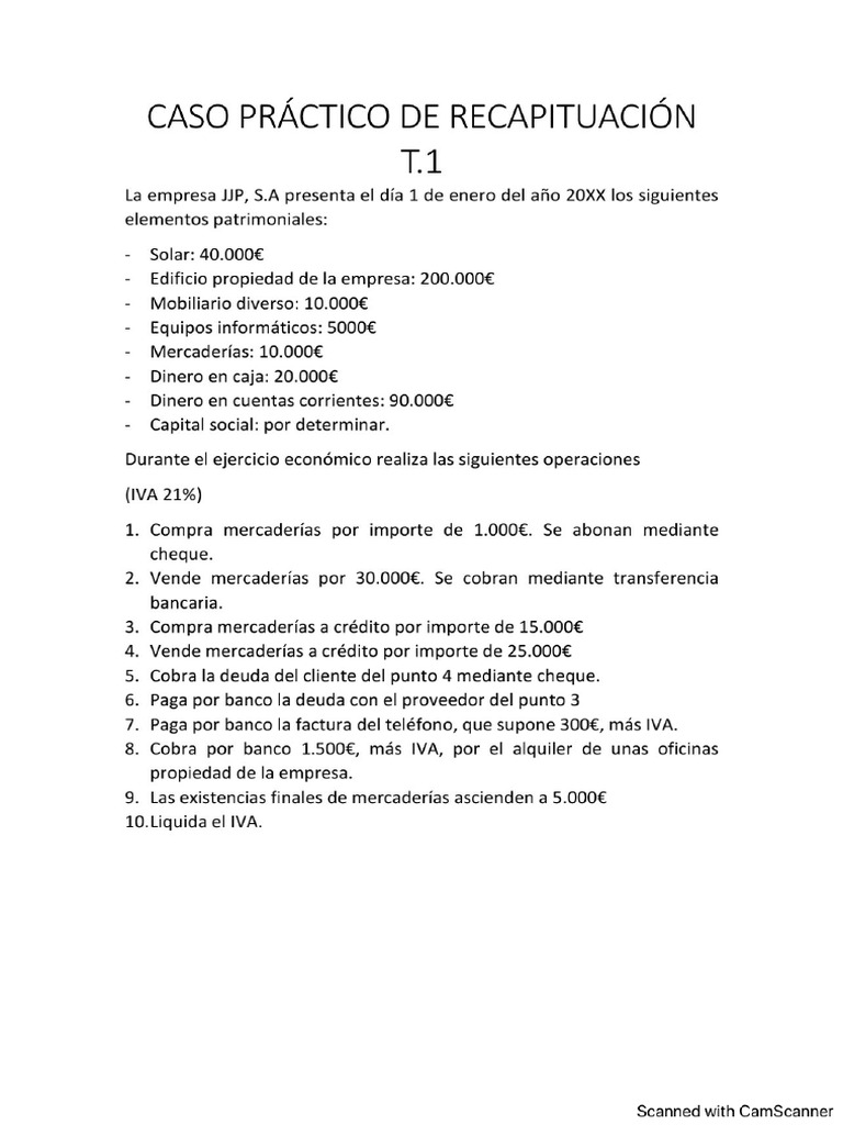 Ejercicios T1 | PDF