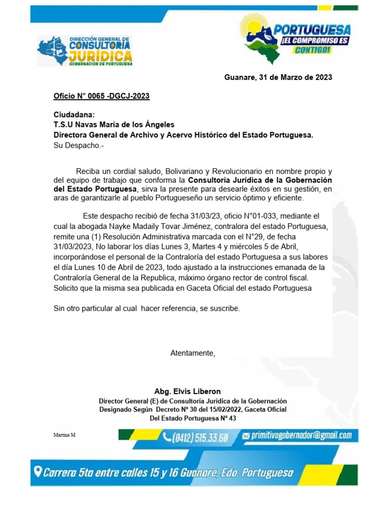 Oficio Archivo | Descargar gratis PDF | Gobierno