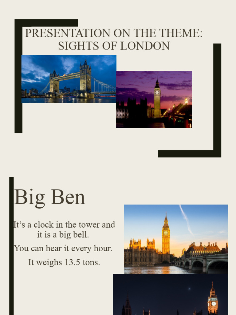 Highlights of London's Iconic Sights | PDF