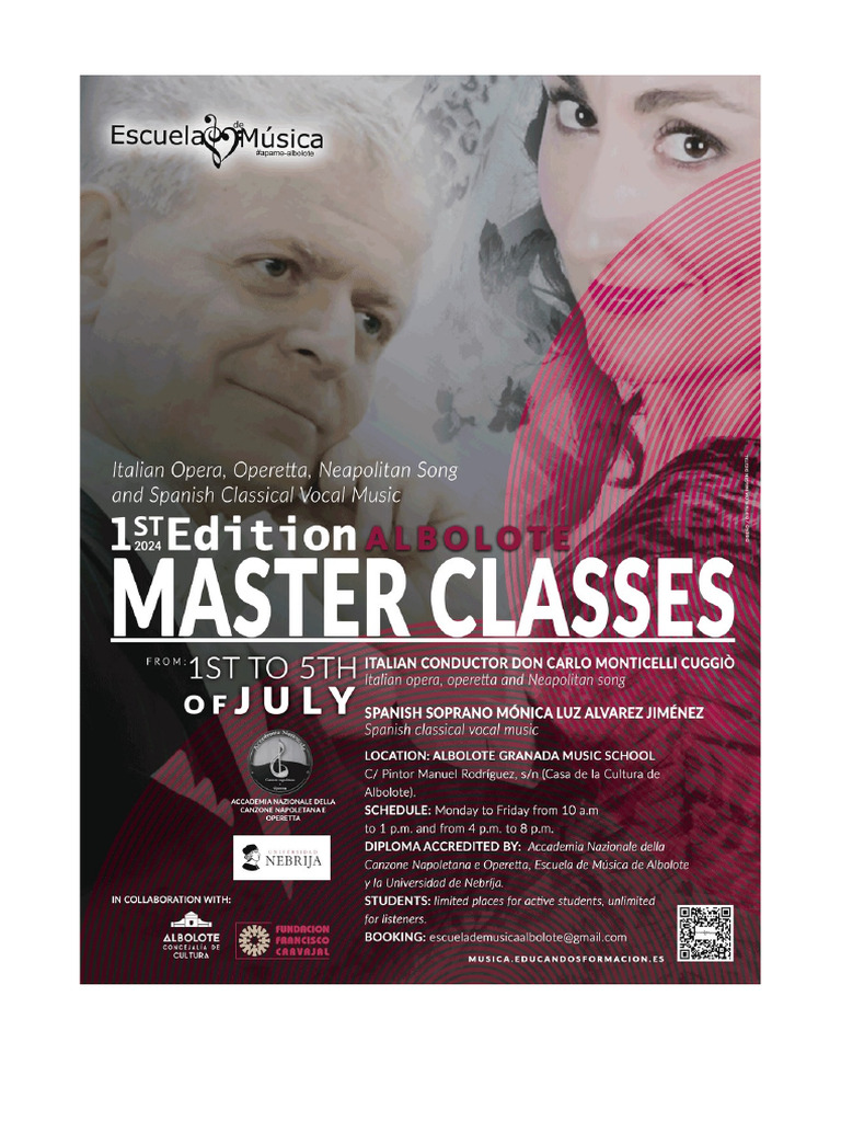 MAESTERCLASS Description and Registration Rules ENG | PDF | Opera ...