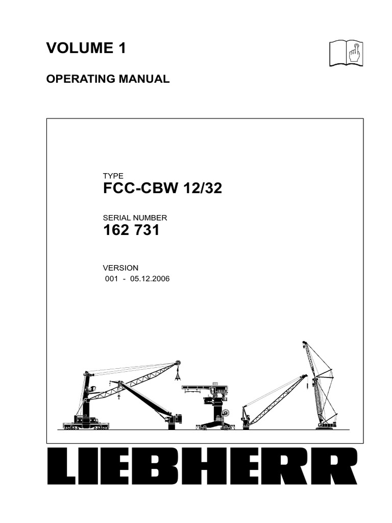 Liebherr CBW Crane Operating Manual | PDF | Crane (Machine) | Safety
