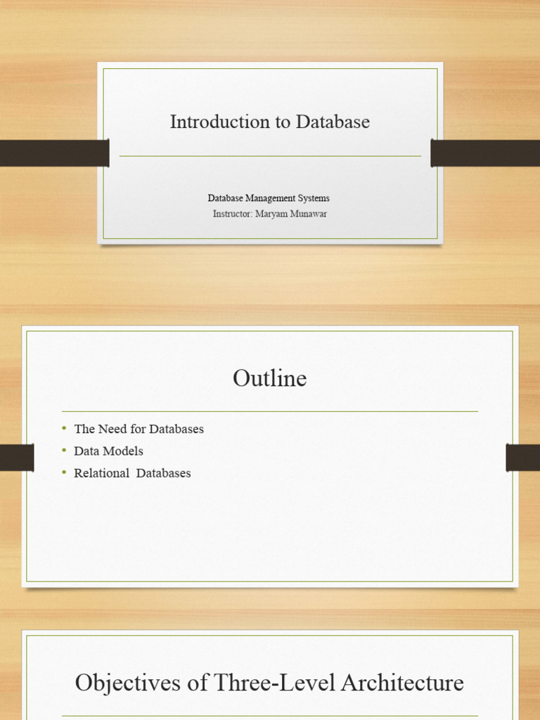 Lecture Notes 1.1 | PDF | Databases | Conceptual Model Lecture Notes 1.1 | PDF | Databases | Conceptual Model