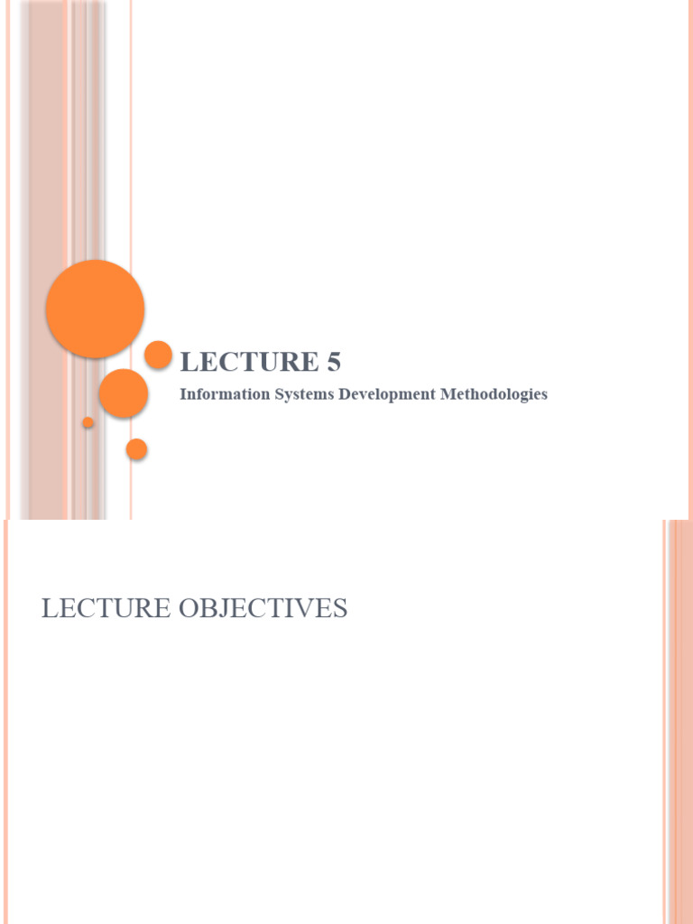 Lecture 5 ISD Methodologies | PDF | Methodology | System