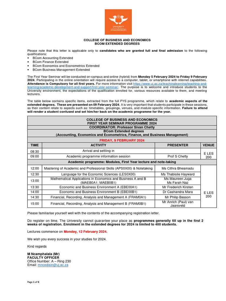 Cbe Extended 1st Year Letter | PDF | Travel Visa | Payments