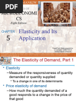 Chapter 5 Elasticity and Its Application | PDF | Elasticity (Economics) | Demand