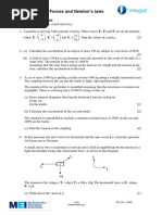 A Level Maths: Moments Assessment Solutions | PDF | Force | Tension ...