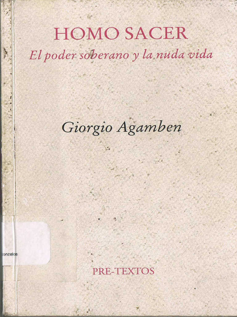 Homo Sacer | PDF