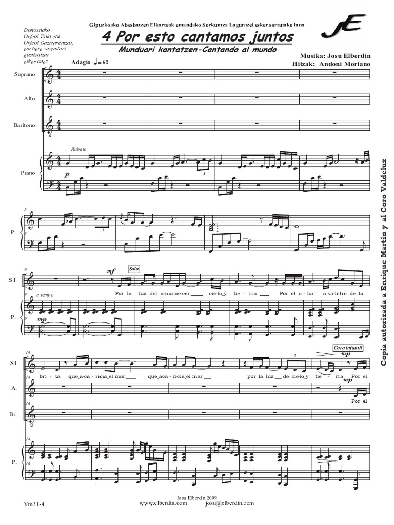 Por Esto Cantamos Juntos 2 | PDF