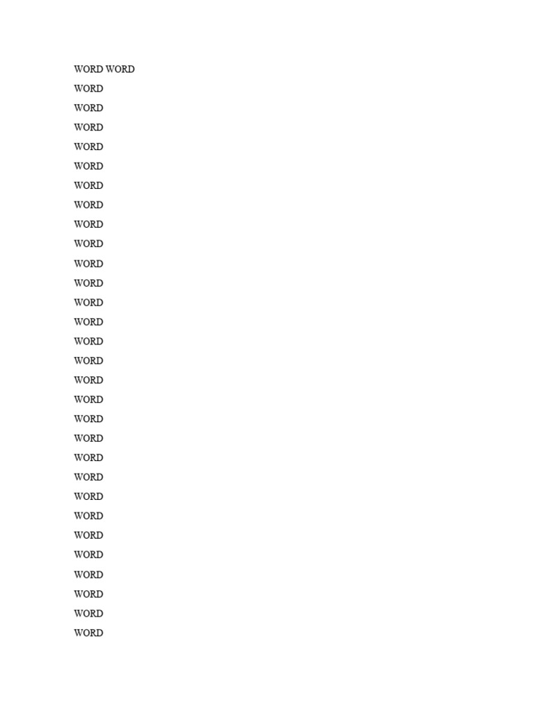Word Frequency Analysis Document | PDF