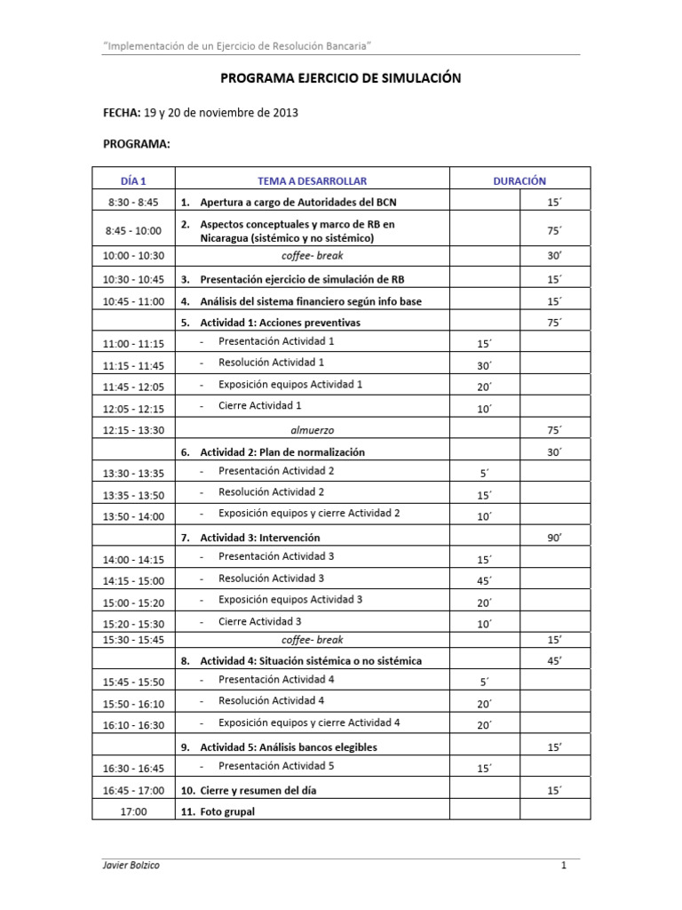 Ejercicio Simulacion | PDF