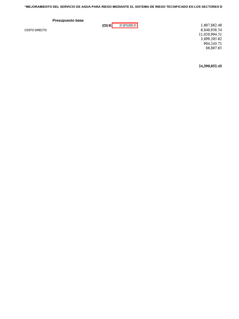 Presupuesto CORREGIDO CON ESCALA | PDF | Business