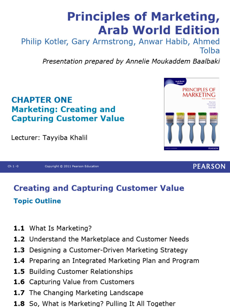 01 - Marketing Creating and Capturing Customer Value | PDF | Marketing | Customer