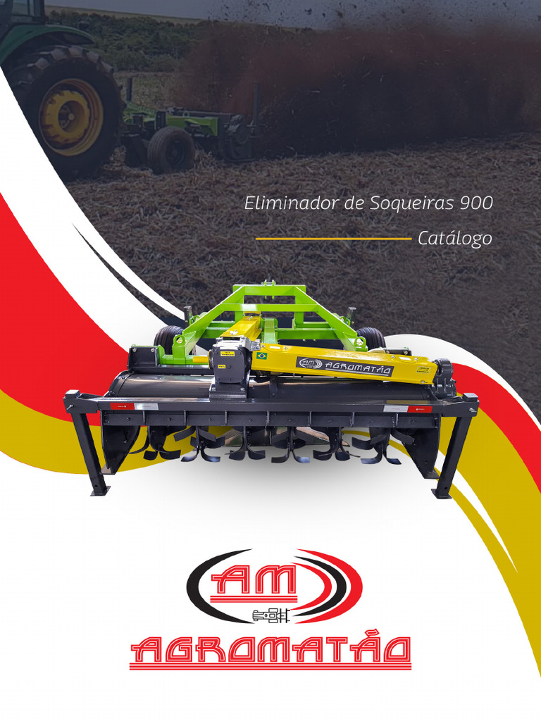 Agromatão Eliminador de Soqueiras 90 | PDF | Trator | Parafuso