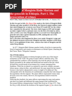 Derg Regime: Ethiopia's Turbulent Era | PDF | Ethiopia | Political Science