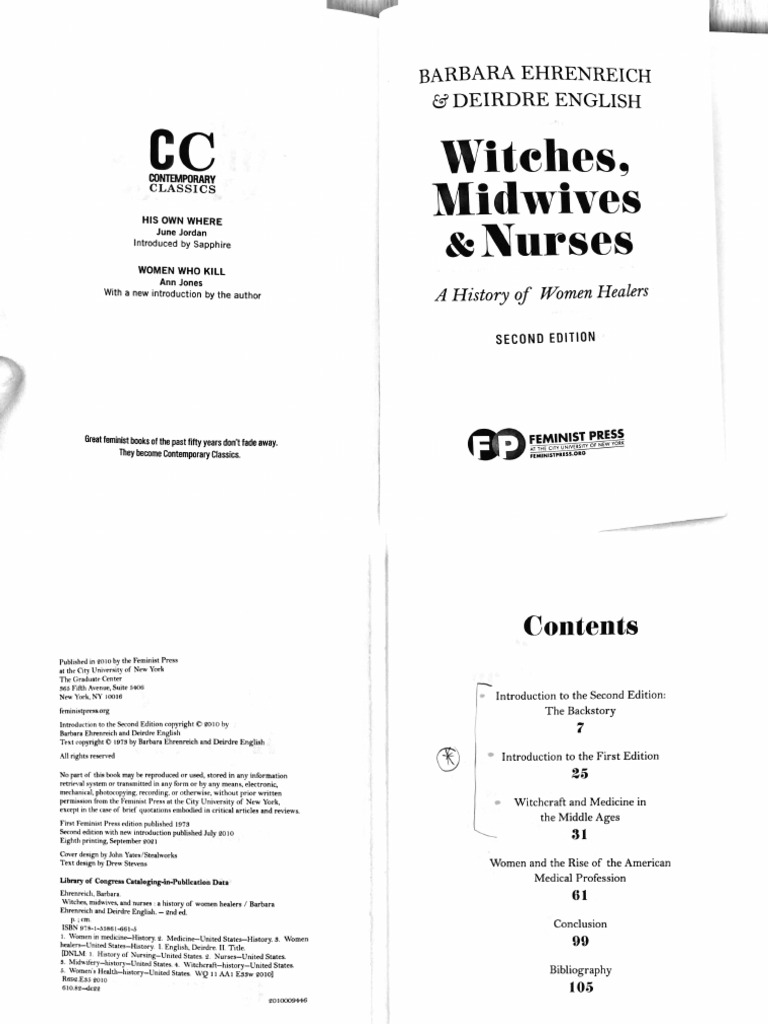 Ehrenreich and English - Witches, Midwives and Nurses | PDF ...