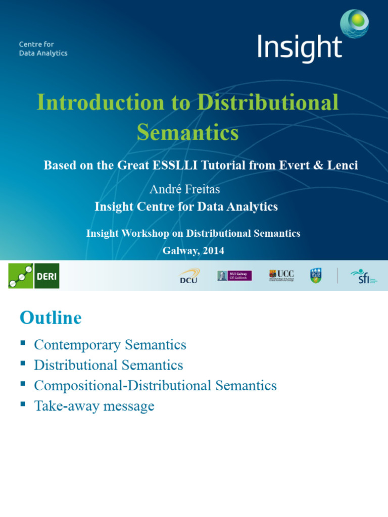 Introduction to Distributional Semantics | PDF | Semantics | Word