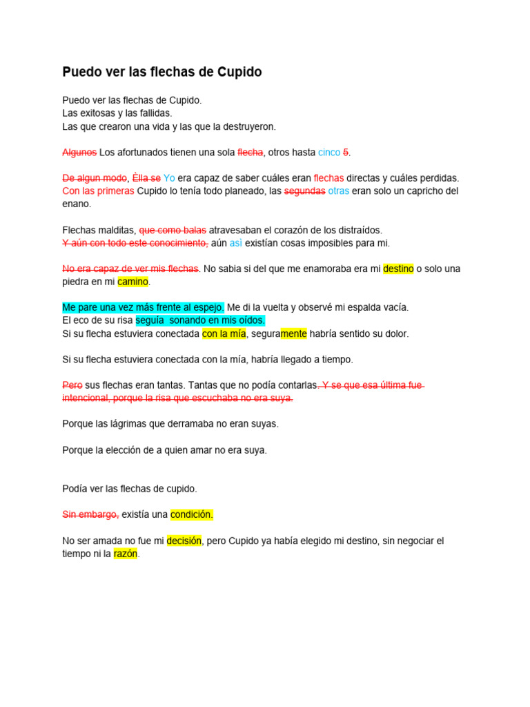 Puedo Ver Las Flechas de Cupido | PDF