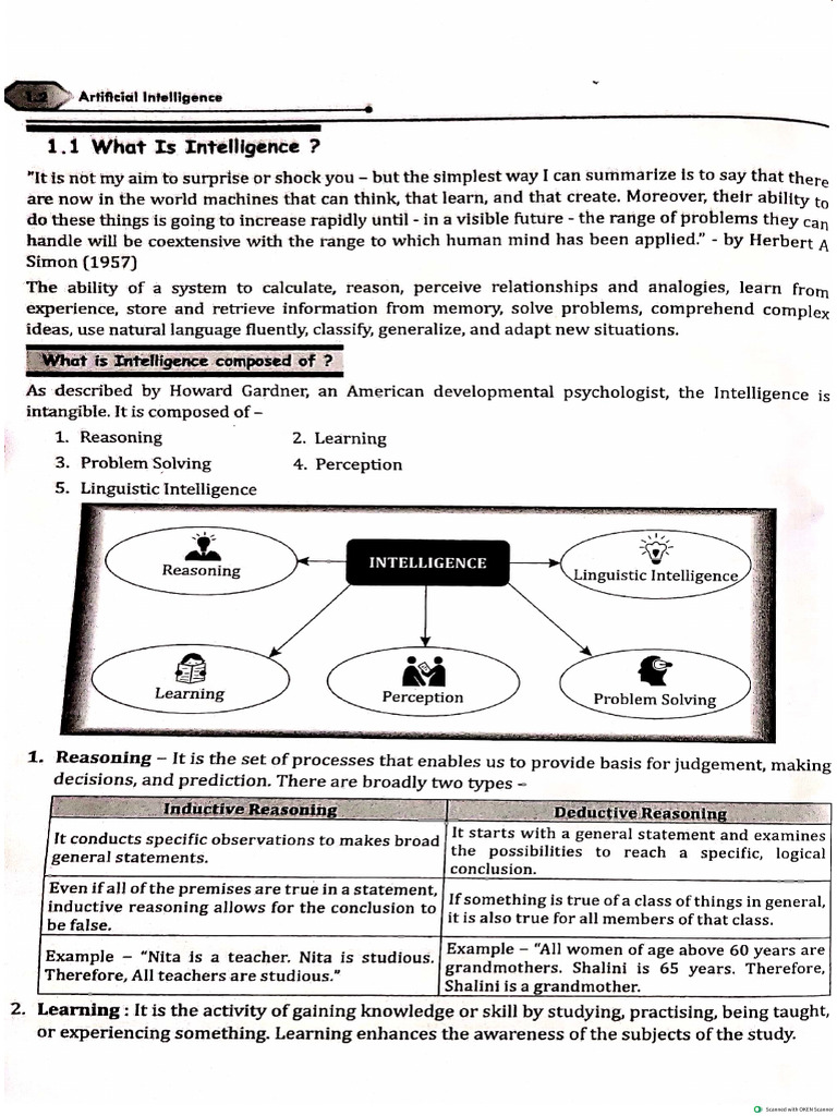AI 1st Chapter | PDF