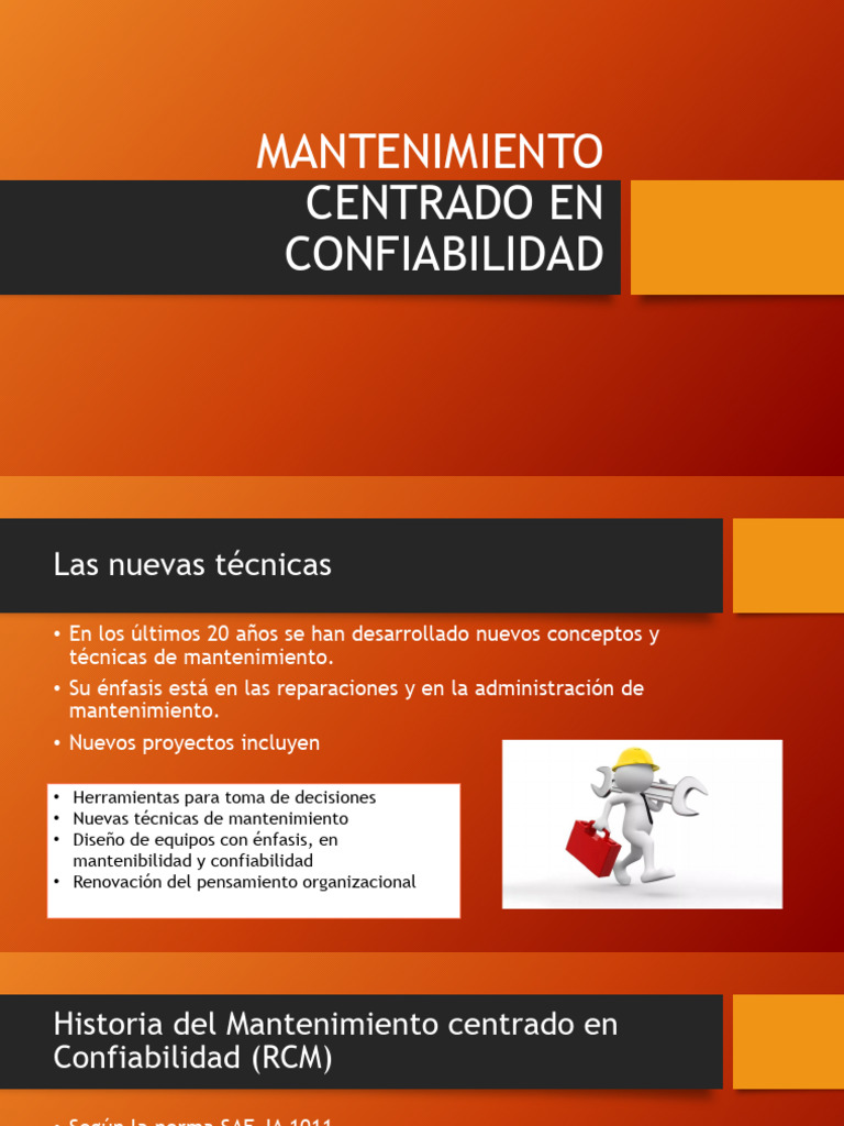 Mantenimiento Centrado en Confiabilidad | PDF | Ingeniería de confiabilidad | Evaluación