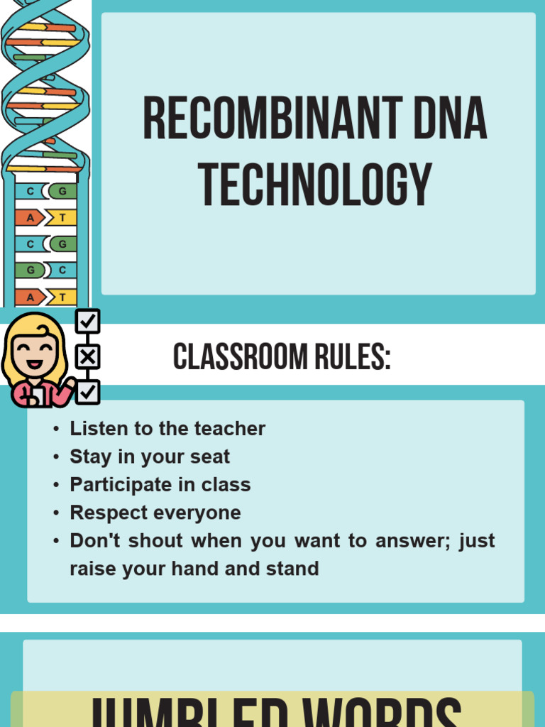 Understanding Recombinant DNA Technology | PDF | Genetically Modified ...