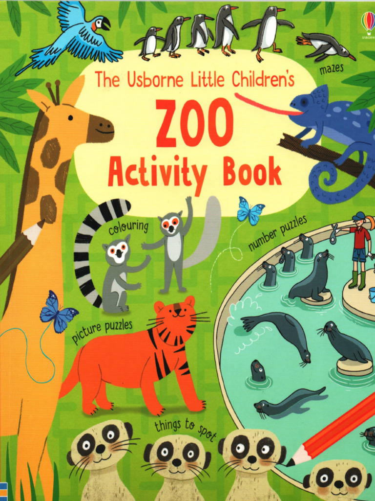 Usborne Little Childrens Zoo Activity Book 2 | PDF