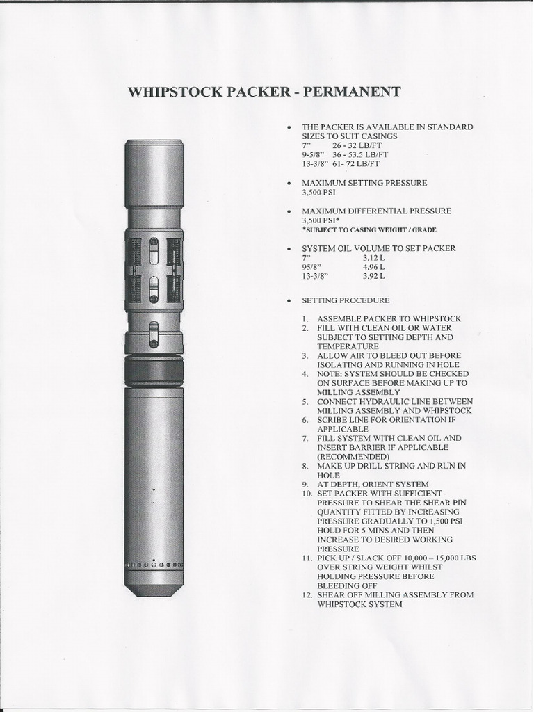 Packer Information | PDF