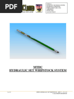 Whipstock 9.625 Mechanical Running Procedures | PDF | Casing (Borehole ...