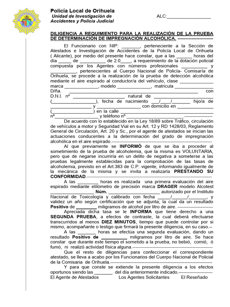 Diligencias Rapidas Comisaria | PDF | Policía