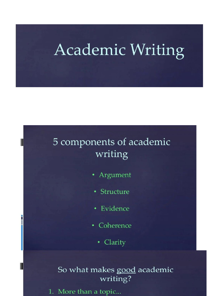 Academic Writing | PDF