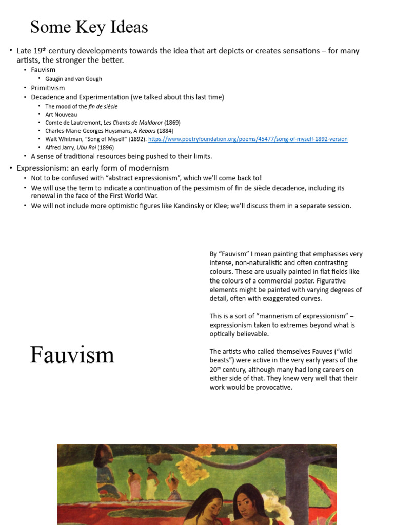 Week02 VisualResources | PDF | Expressionism | Experience