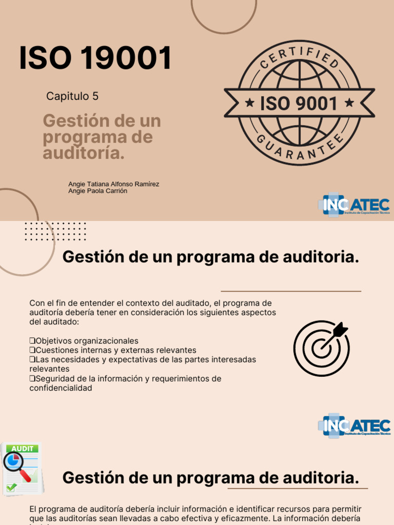 Gestión del Programa de Auditoría ISO 19001 | PDF | Auditoría | Contralor