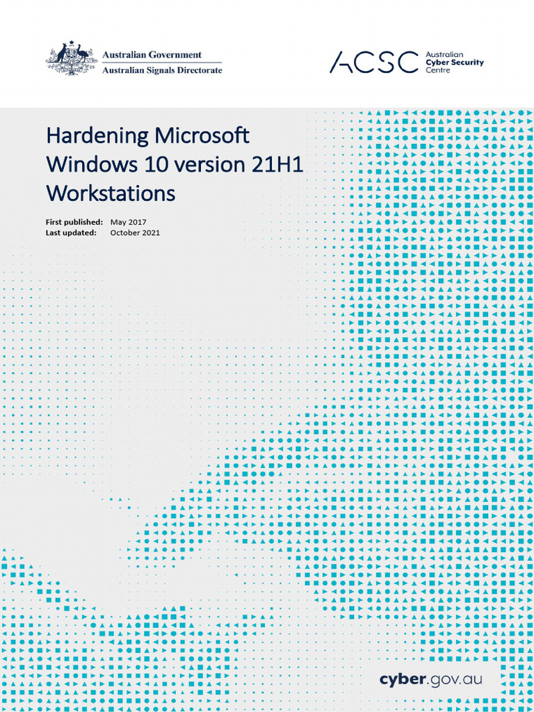 Hardening Windows 10 Workstations Guide | PDF | Group Policy | Security