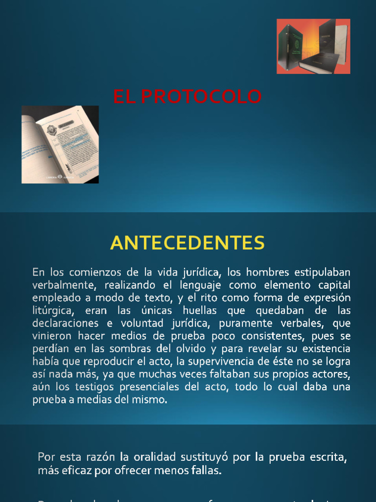 Importancia y Definición del Protocolo Notarial | PDF | Ley común