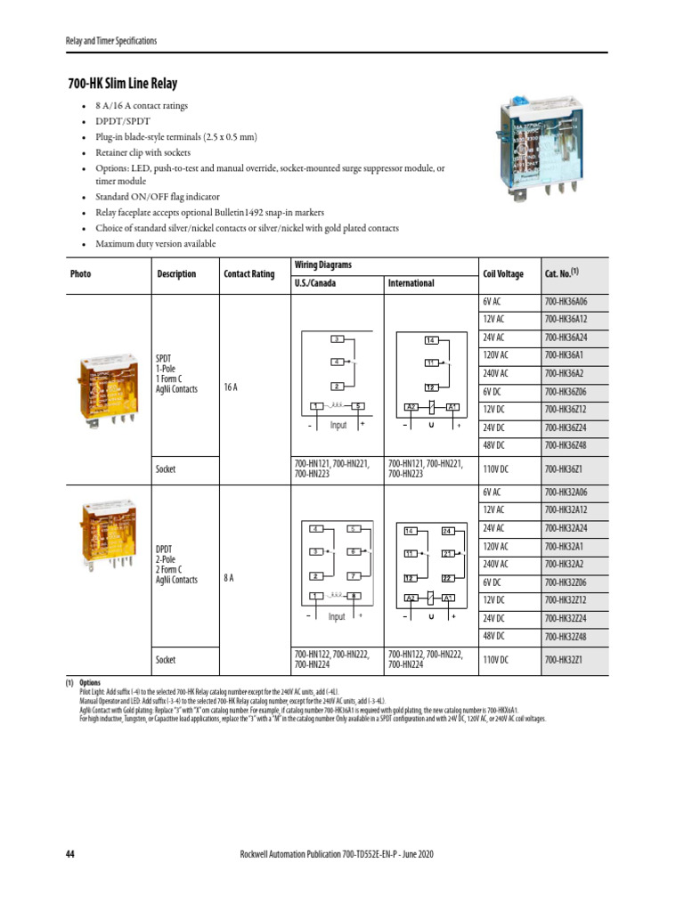 700 HK | PDF | Relay | Alternating Current