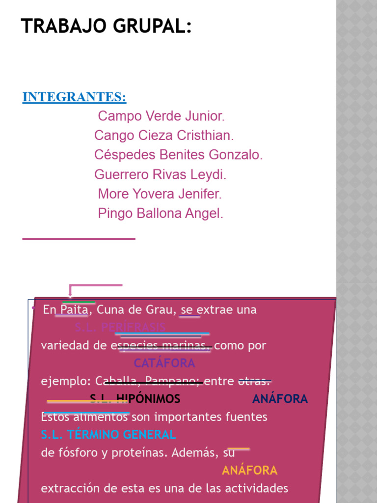 Trabajo Grupal de Lengua | PDF | Perú