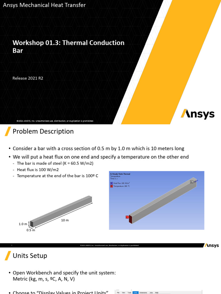 Mech HT 2021R2 EN WS01.3 | PDF | Heat | Physical Phenomena